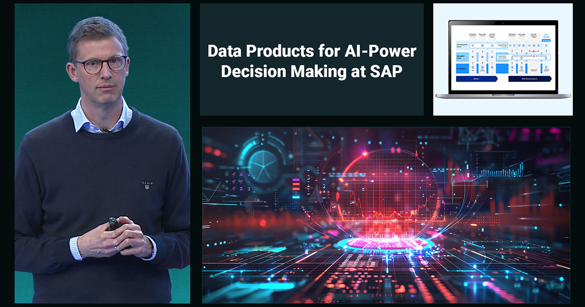 Impulsvortrag: Data Products for AI-Power Decision Making at SAP | Grovid
